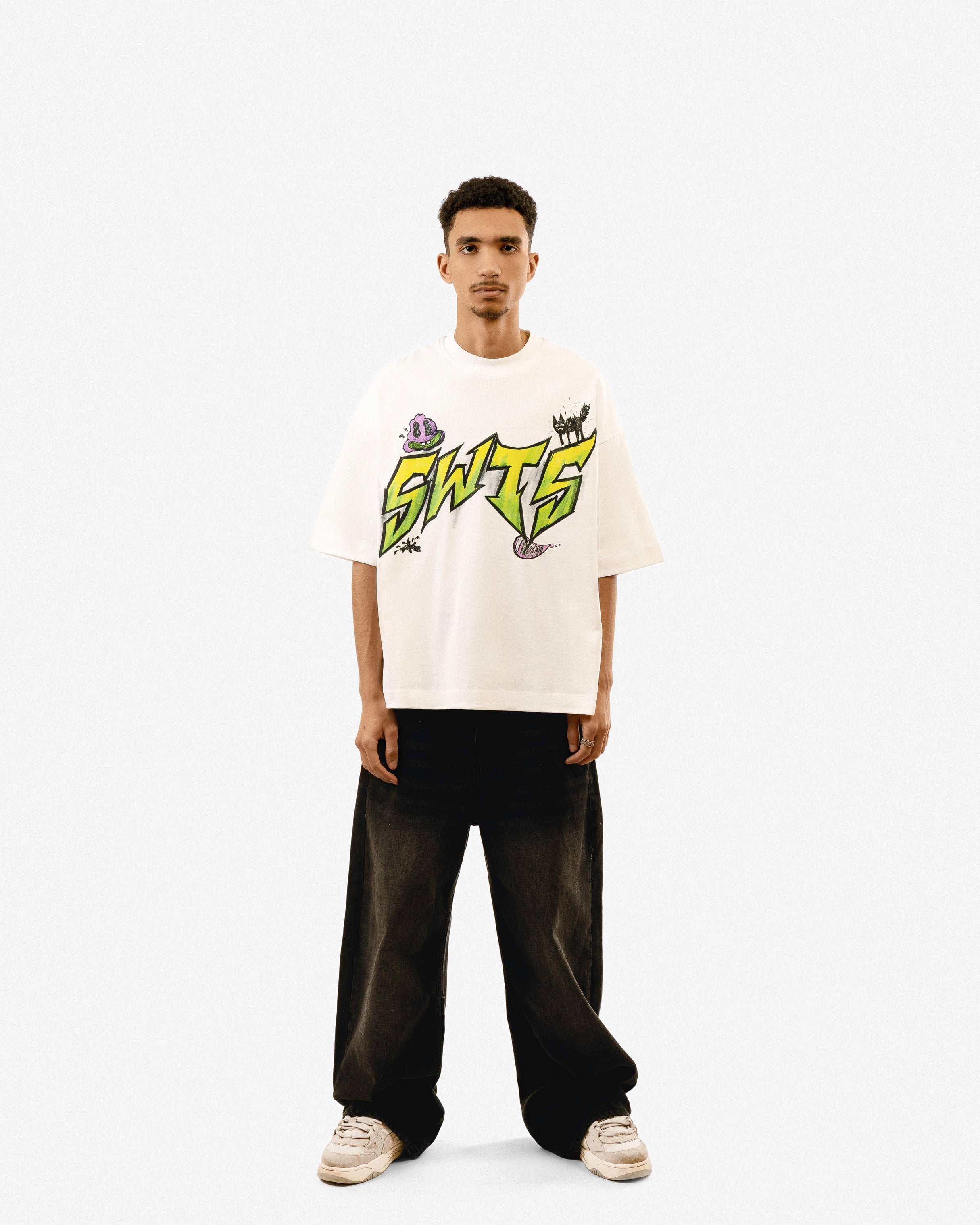 No Rules Monster Graffiti T-Shirt – streetwear