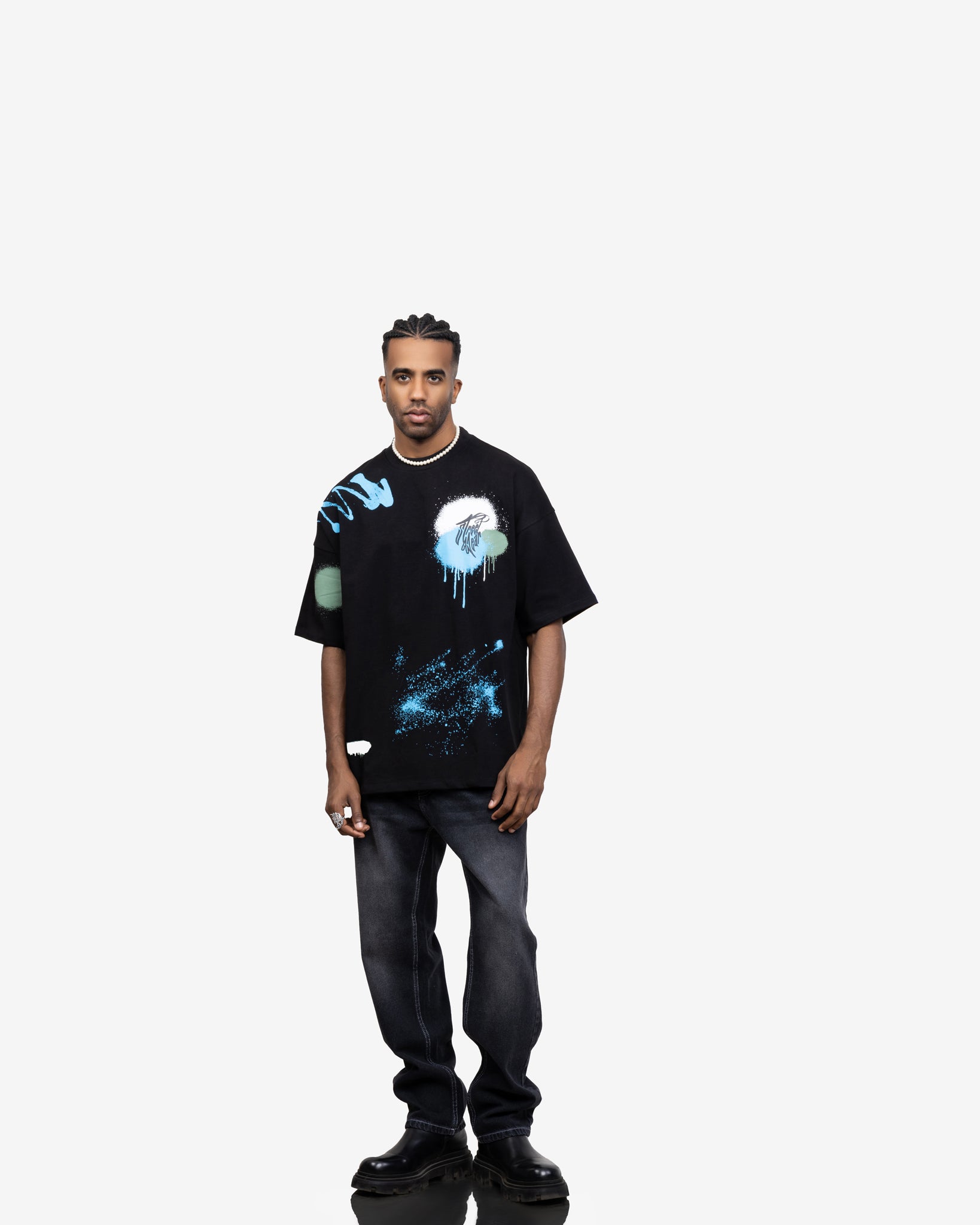 Black Spray T-Shirt – streetwear